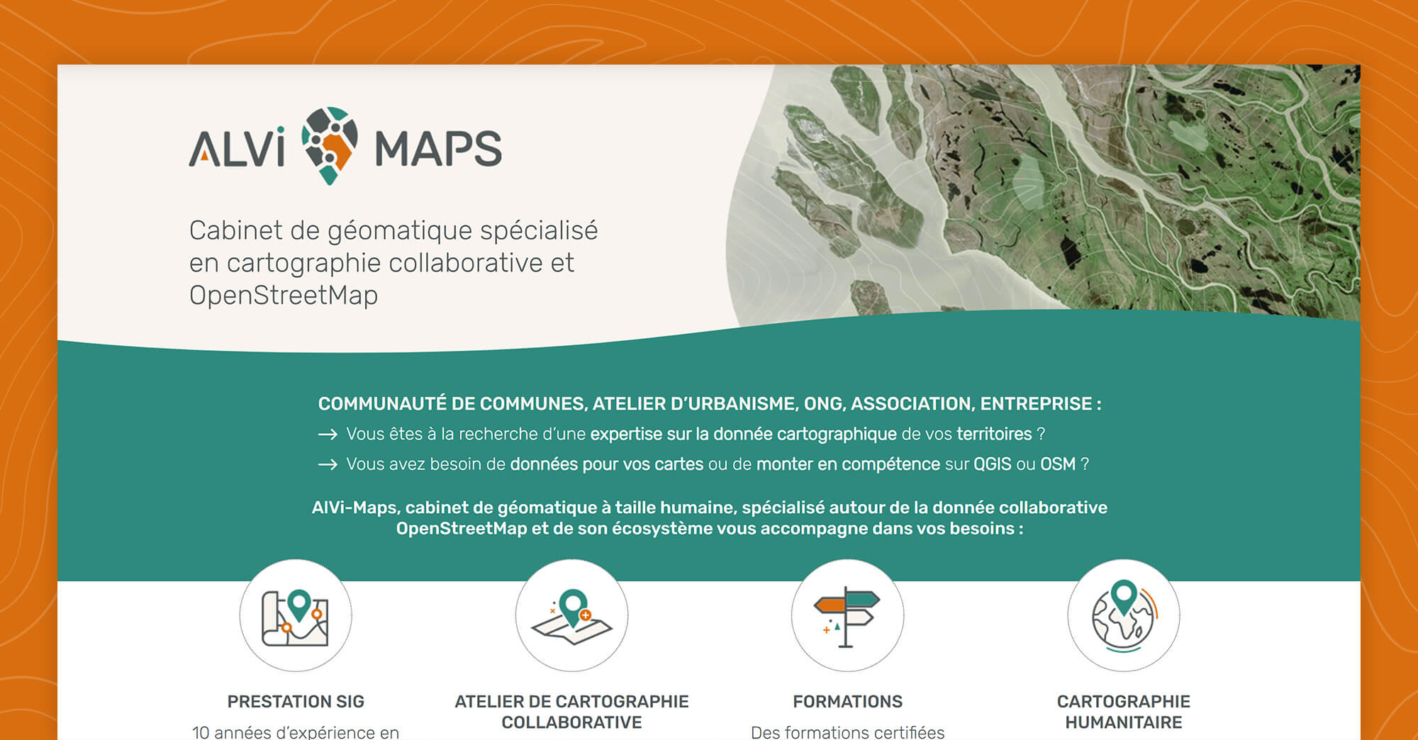 AlVi Maps - Géomatique, cartographie collaborative, OpenStreetMap